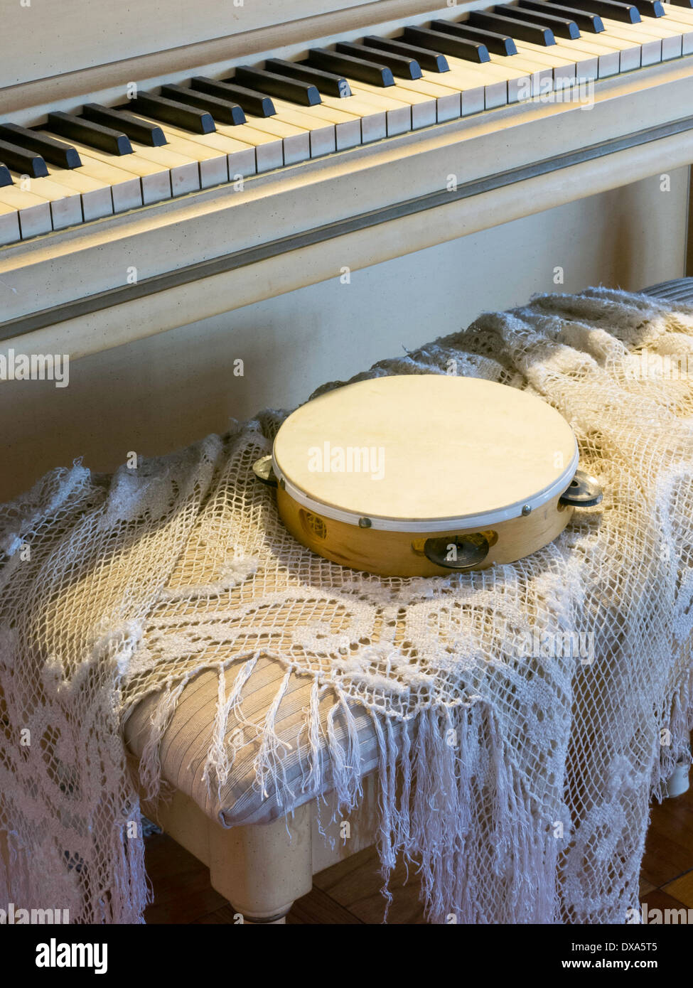 Vintage Chickering Piano Stock Photo - Alamy