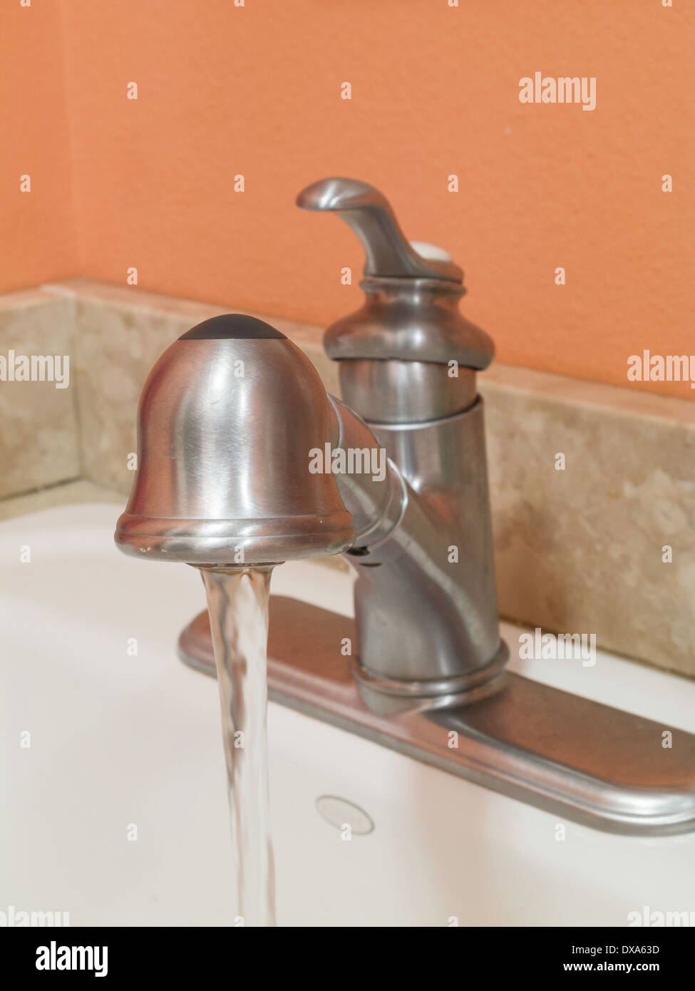 Residential Water Faucet Stock Photo - Alamy