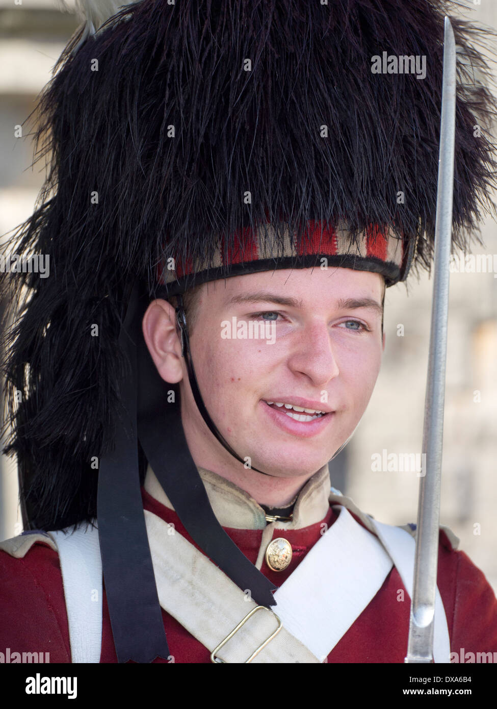 Ceremonial guard at Fort George, Citadel Hill, Halifax Nova Scotia ...