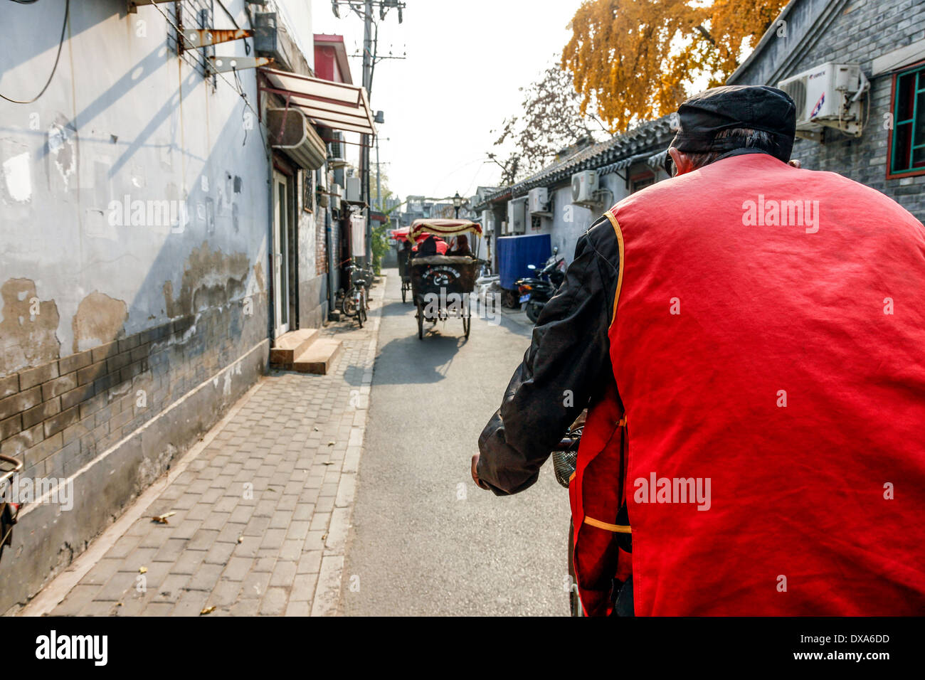 Beijing rickshaw drivers hi-res stock photography and images - Alamy
