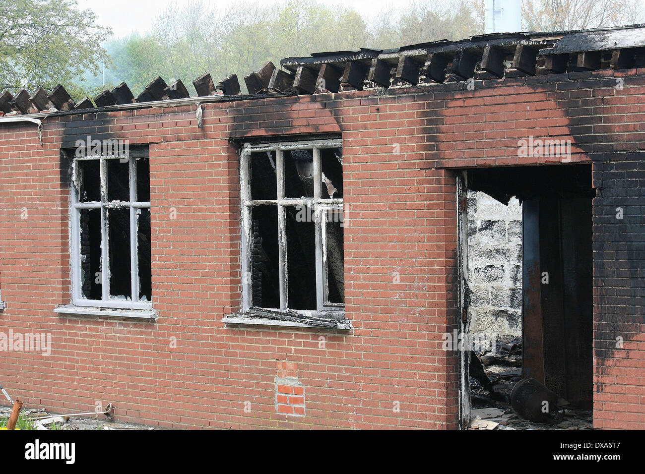 Burnt out shell hi-res stock photography and images - Alamy