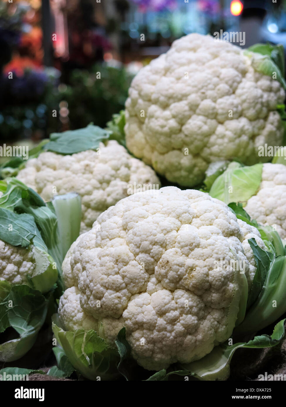 Cauliflower Display, Fresh Produce Section, Food Market, Grand Central ...