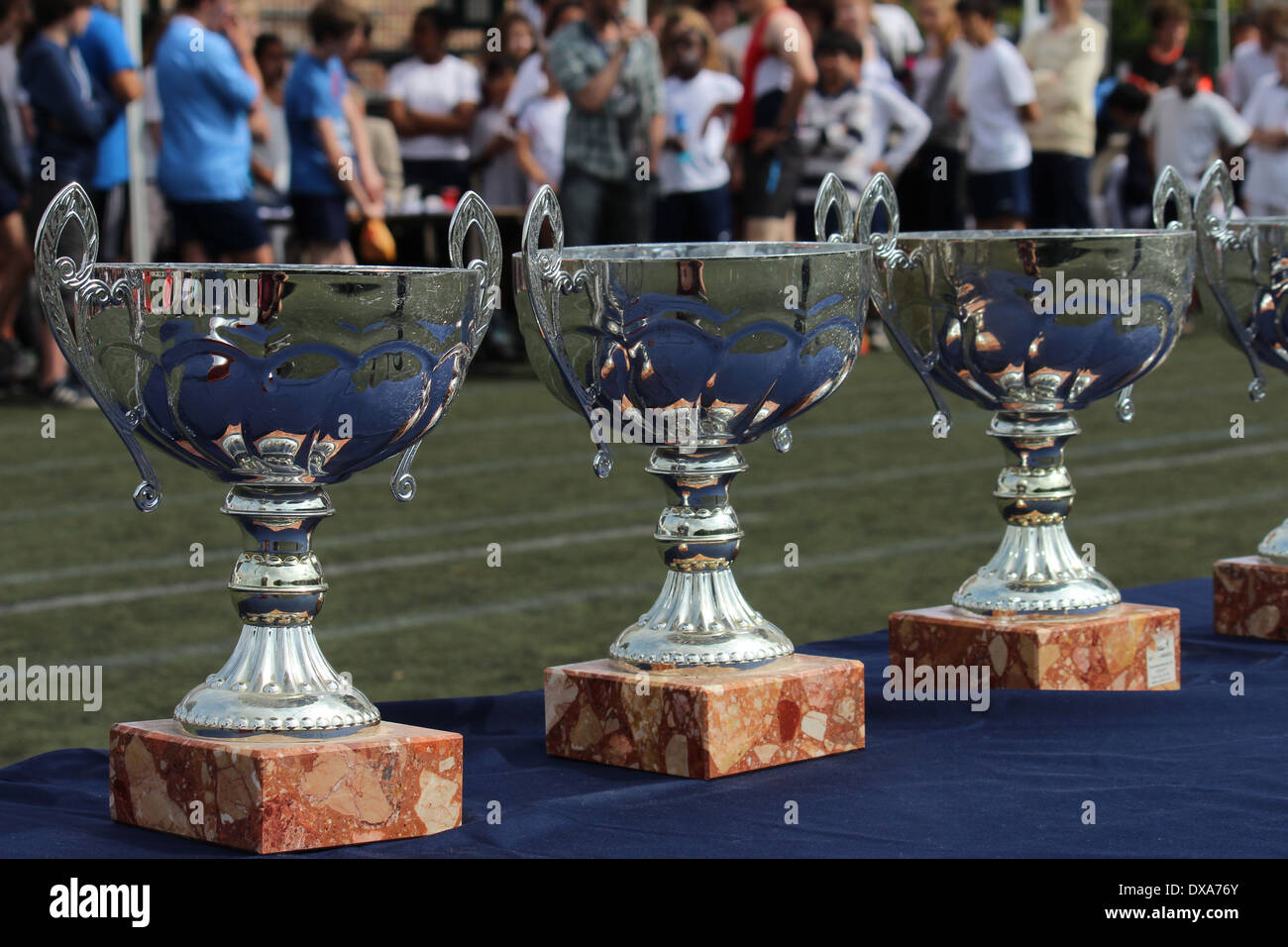 School trophies hi-res stock photography and images - Alamy