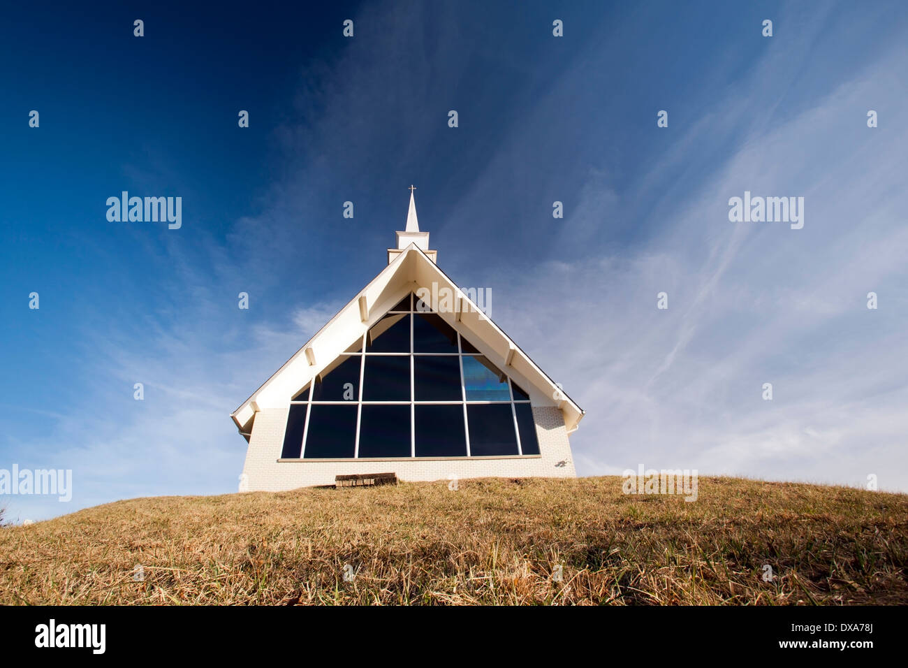 Saluda Hill Baptist Church - Cleveland, South Carolina Stock Photo - Alamy
