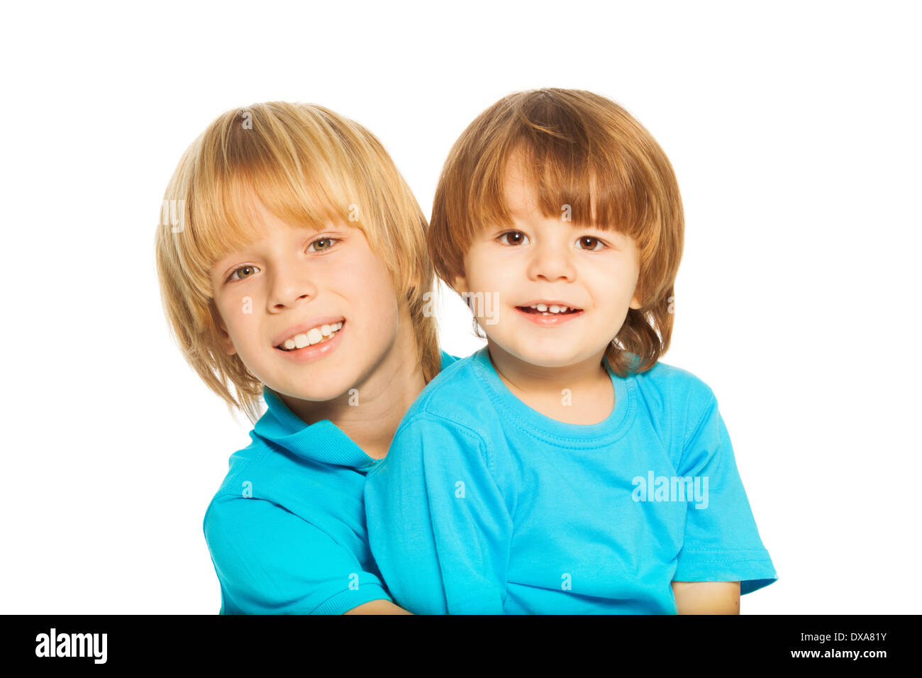 Little and big brothers Stock Photo - Alamy