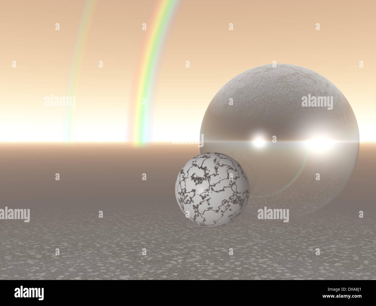 Rainbow sphere hi-res stock photography and images - Alamy