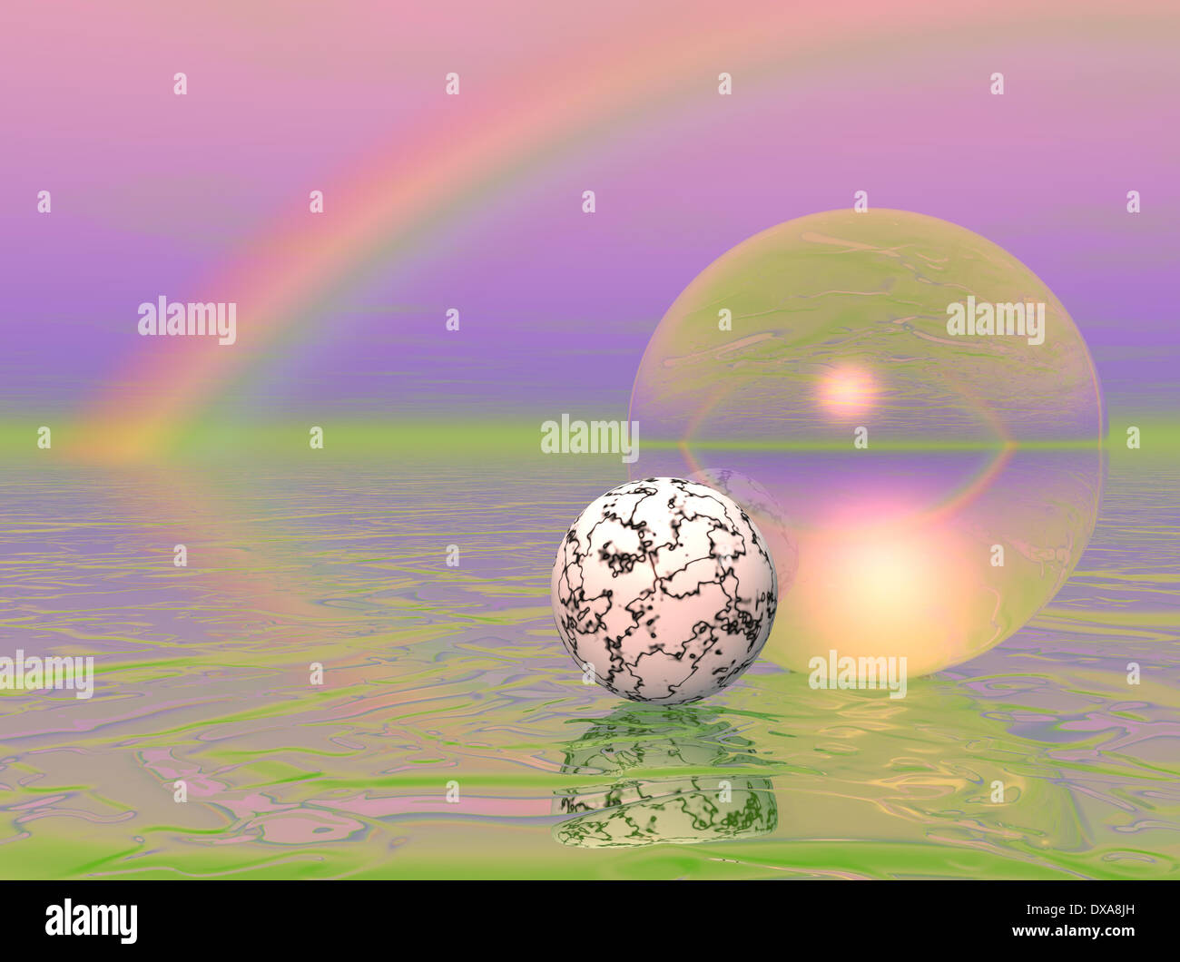 Rainbow sphere hi-res stock photography and images - Alamy