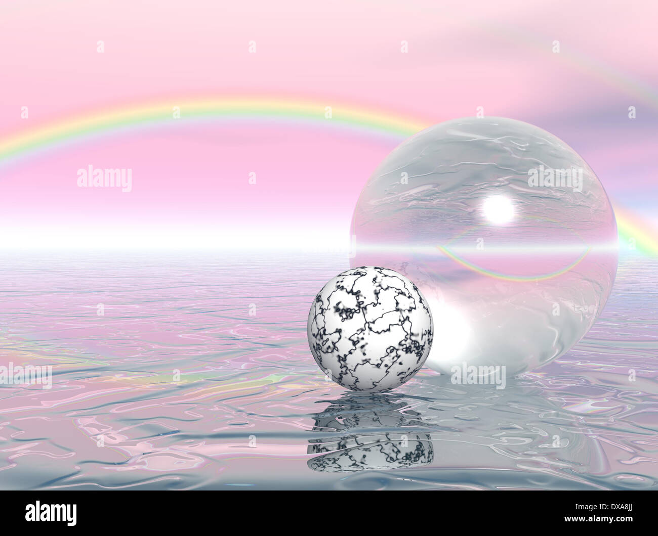 Rainbow sphere hi-res stock photography and images - Alamy