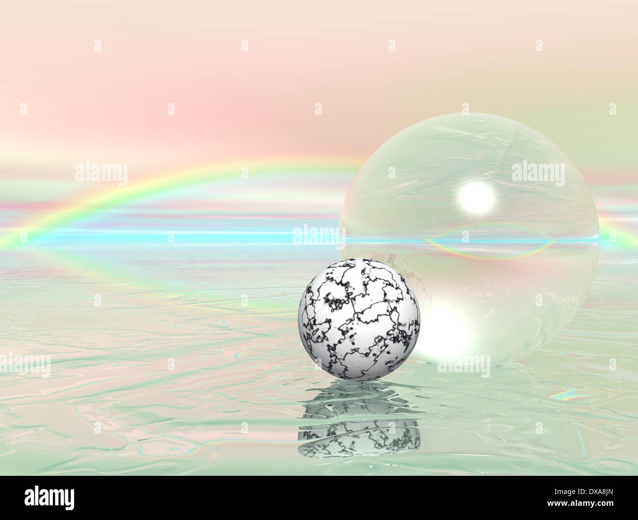 Rainbow sphere hi-res stock photography and images - Alamy