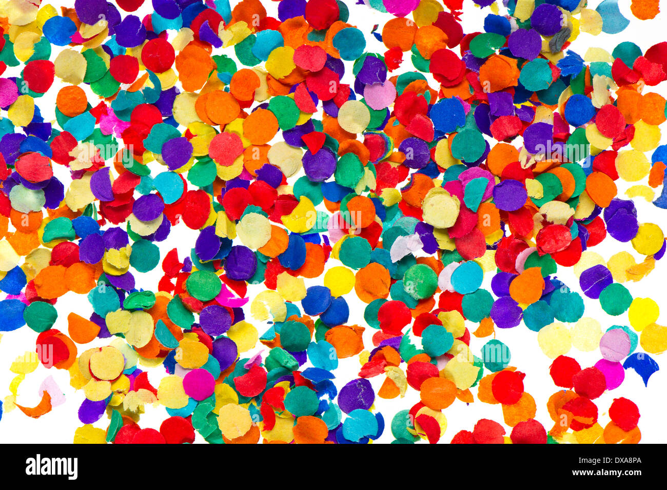 colorful confetti background. red, blue, green, yellow Stock Photo - Alamy