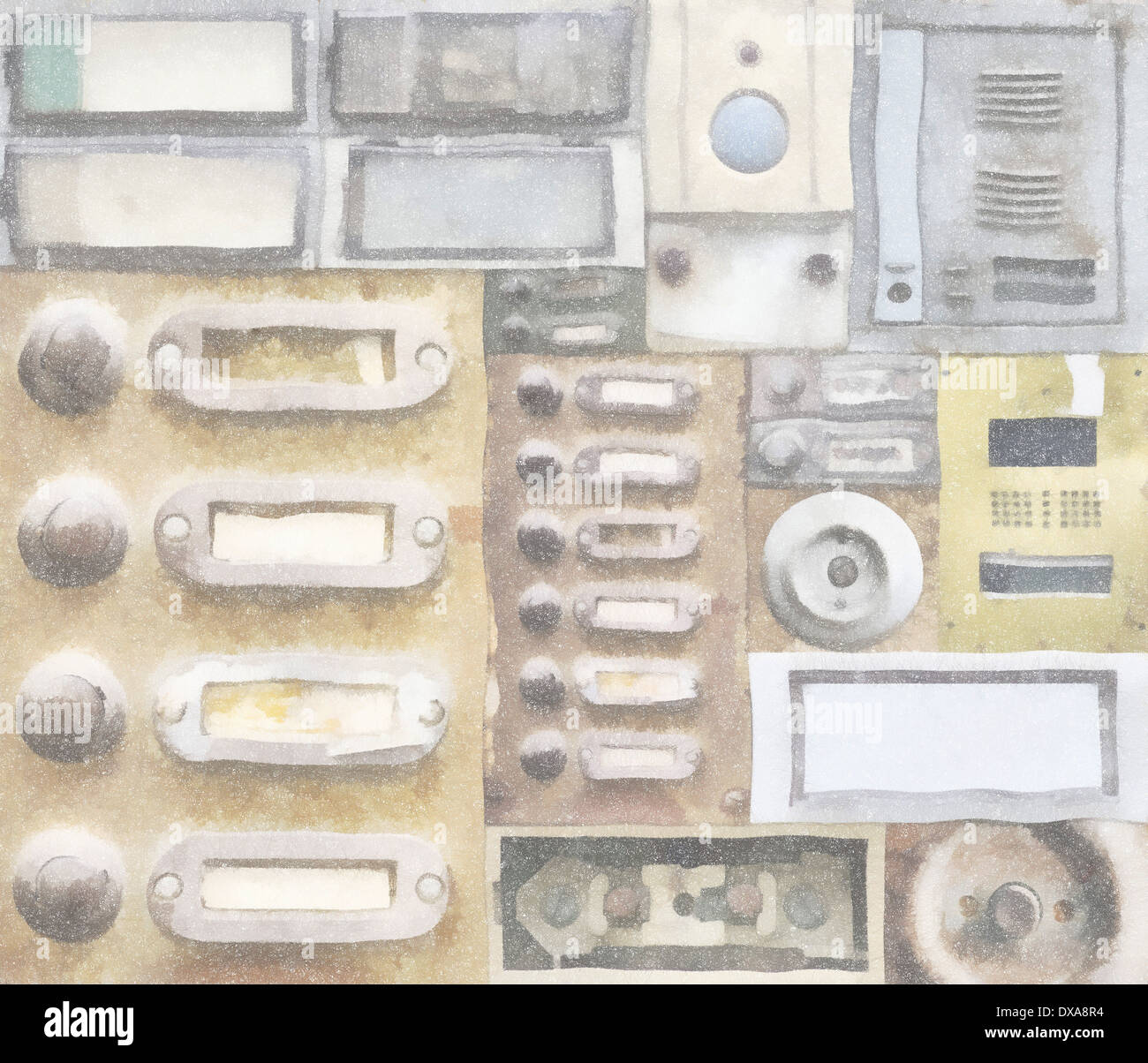 Vintage doorbells hi-res stock photography and images - Alamy