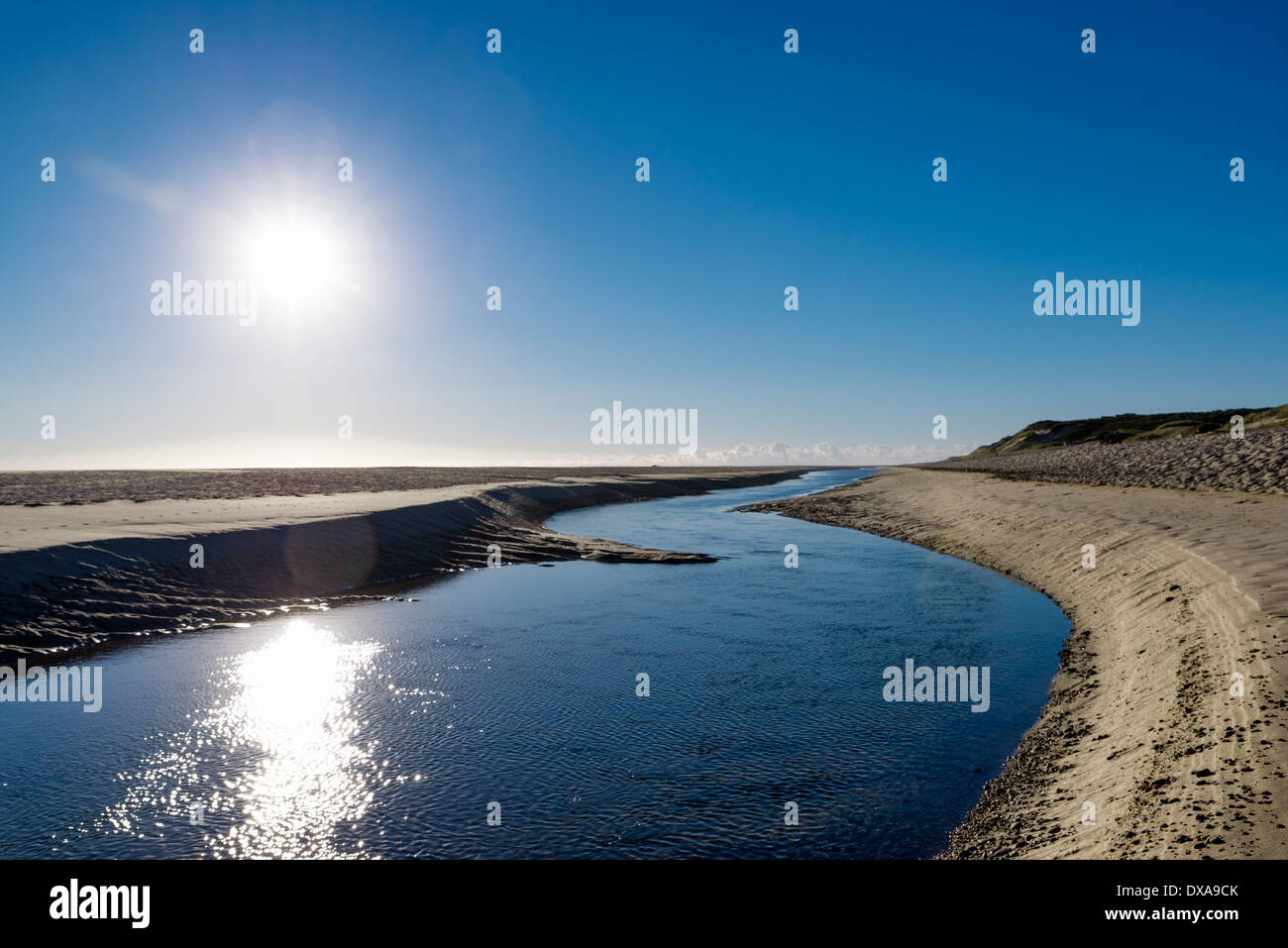 Tidal pool at Head of the Meadow Beach, Truro, Cape Cod, Massachusetts ...