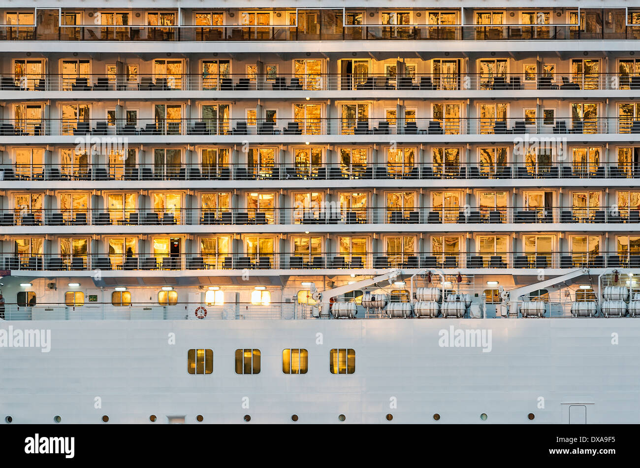 Cruise ship balcony hi-res stock photography and images - Alamy