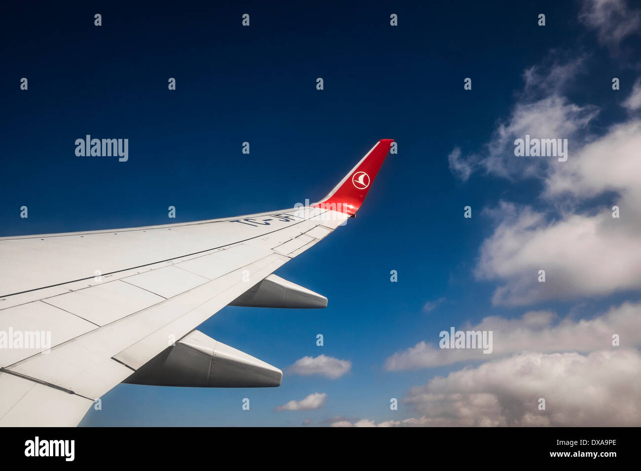 Turkish Airlines airplane flight Stock Photo - Alamy