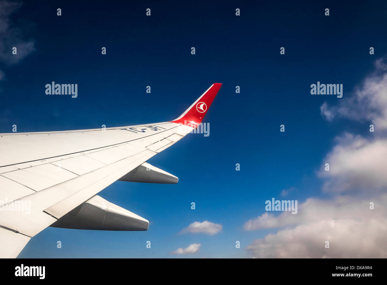 Turkish Airlines airplane flight Stock Photo - Alamy