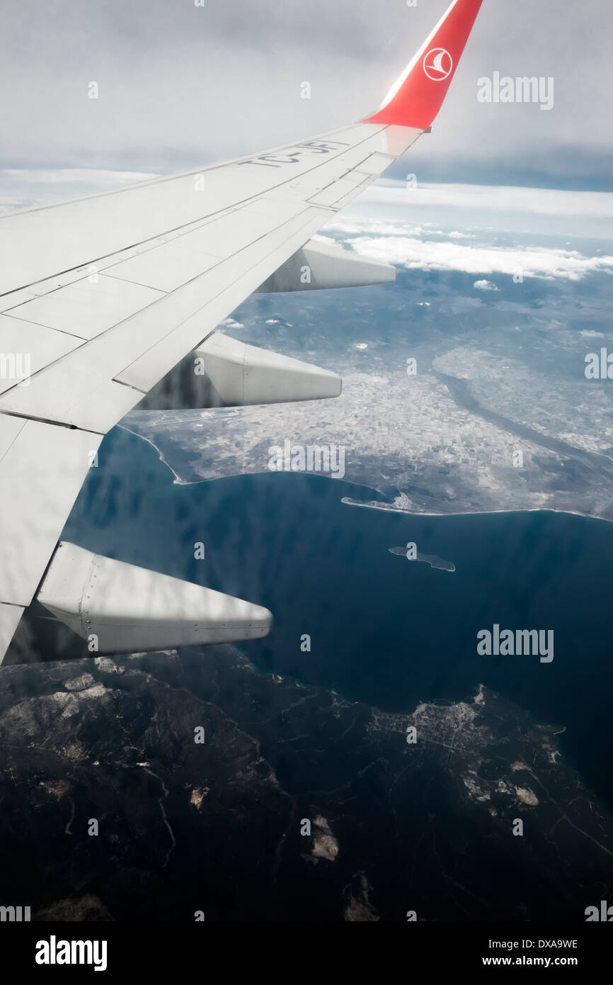 Turkish Airlines airplane flight Stock Photo - Alamy