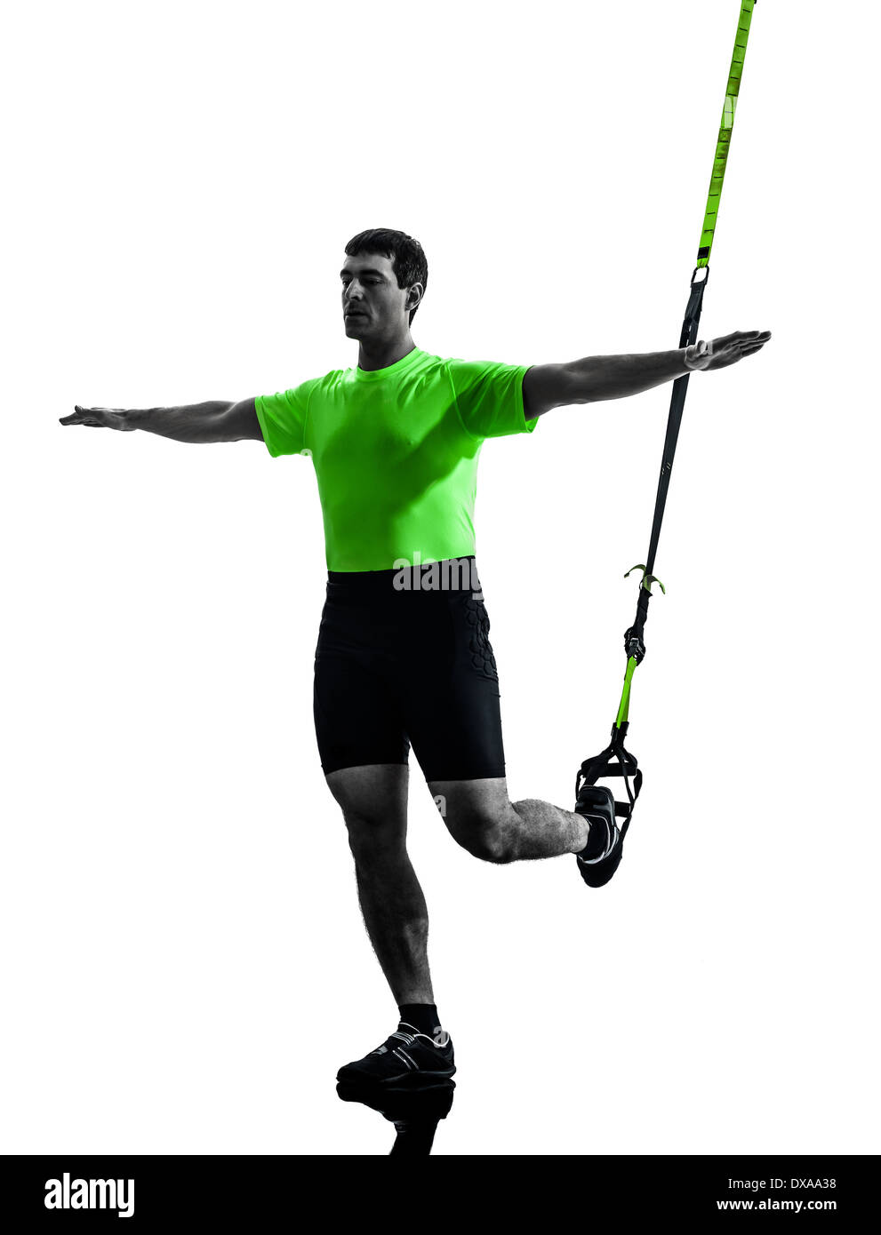 Trx exercises silhouette hi-res stock photography and images - Alamy