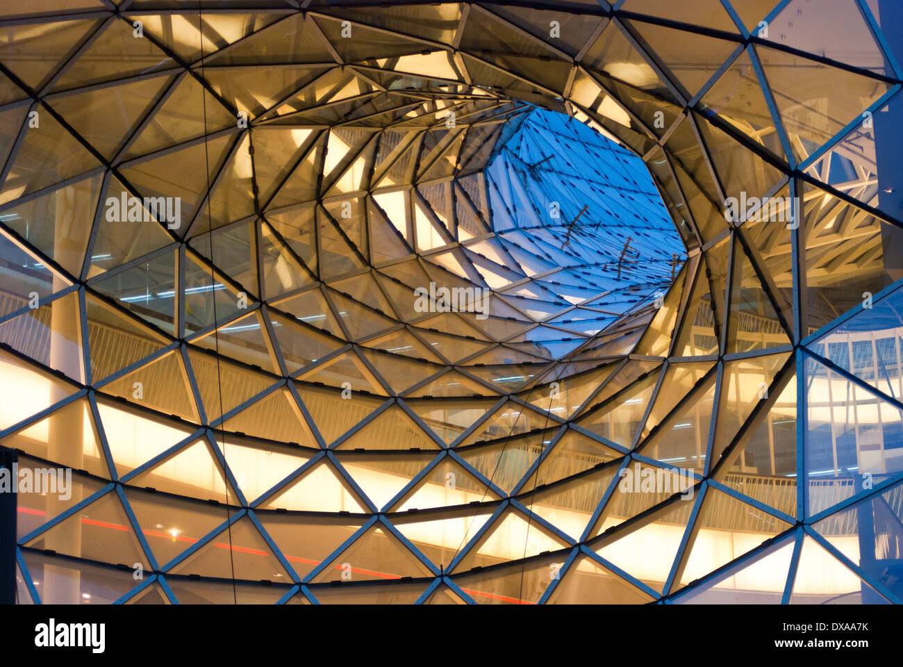 MyZeil Shopping Mall in Frankfurt, Germany by Studio Fuksas Stock Photo ...