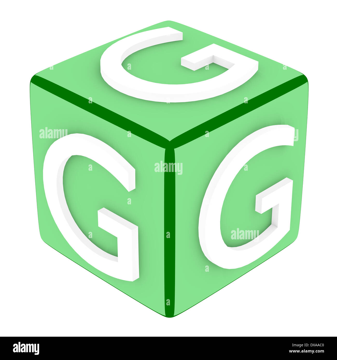 3d g cube hi-res stock photography and images - Alamy