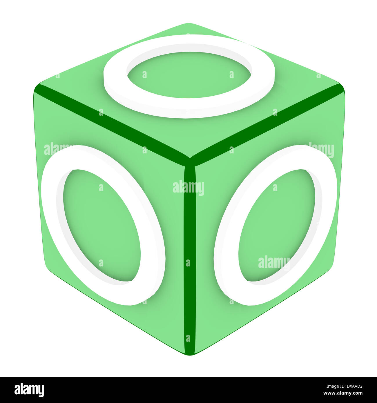 3d Font Cube Letter O Stock Photo - Alamy