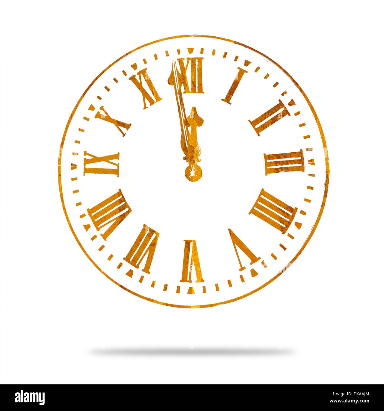 Abstract Vintage Grunge Clock Stock Photo - Alamy