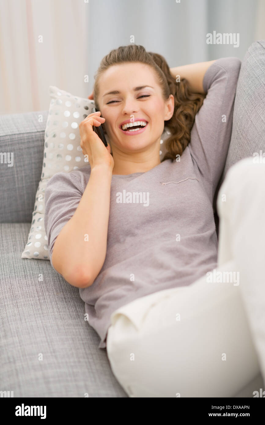 Laying mobile sofa hi-res stock photography and images - Alamy