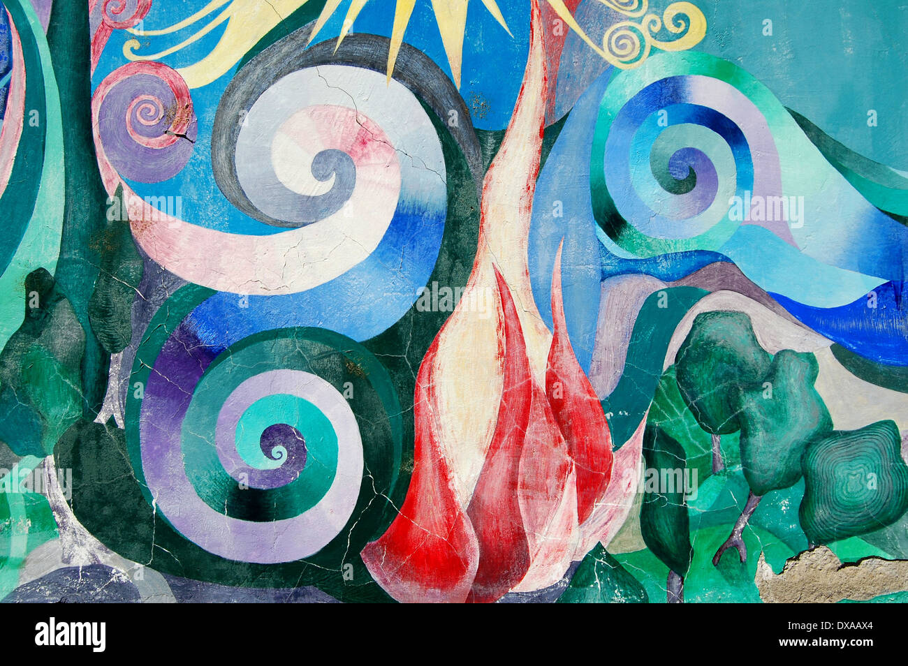 Abstract graffiti art wallpaper hi-res stock photography and images - Alamy