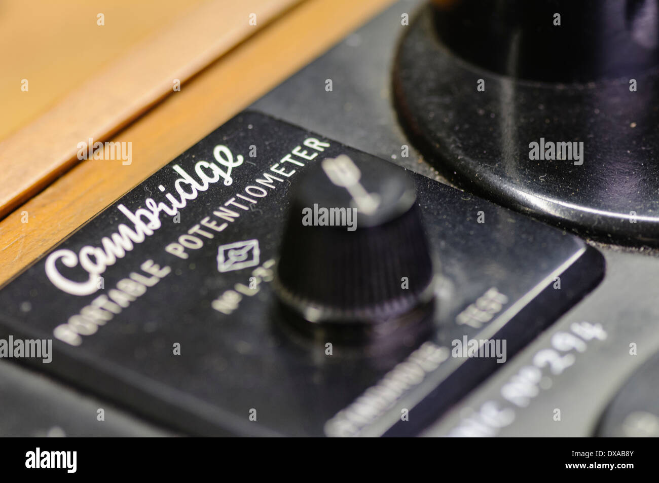 Cambridge portable potentiometer Stock Photo - Alamy