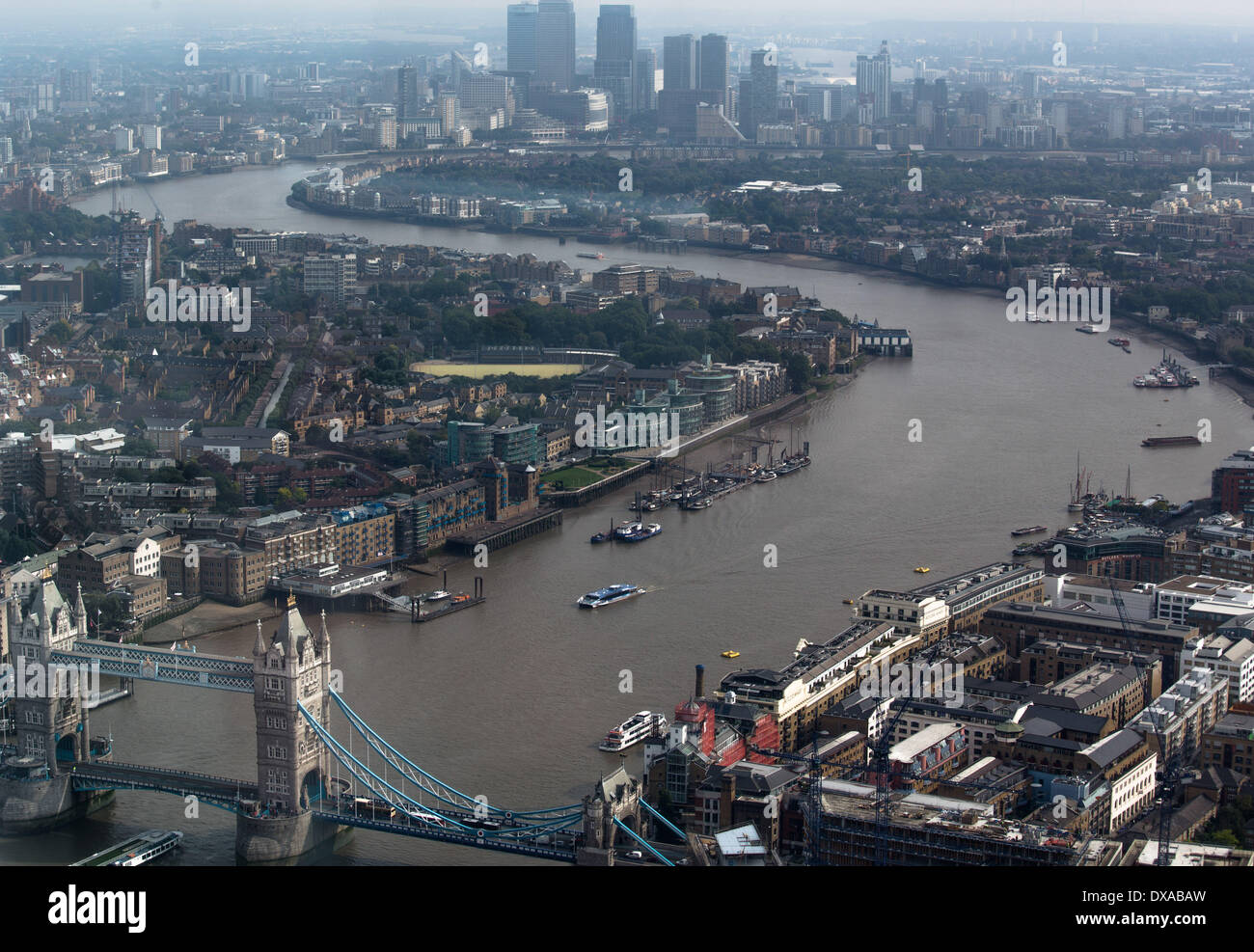 birdseye-view of London, taken from the visitors' platform und the 72nd ...