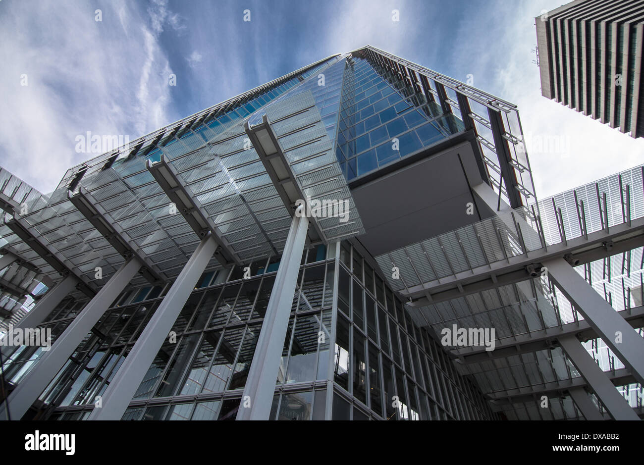 Wideangle-view of "The Shard", taken in September 2013 Stock Photo - Alamy