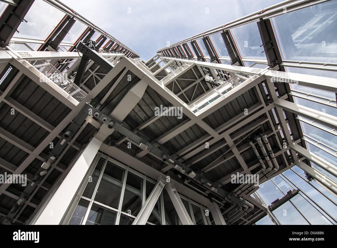 Wideangle-view of "The Shard", taken in September 2013 Stock Photo - Alamy