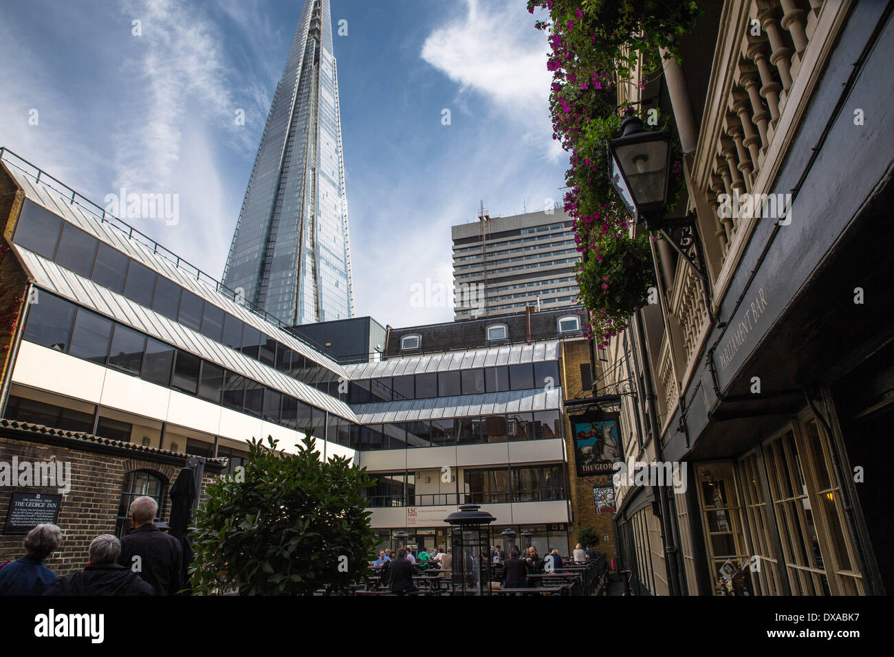 wideangle-perspective of The Shard taken near Borrows-market in ...