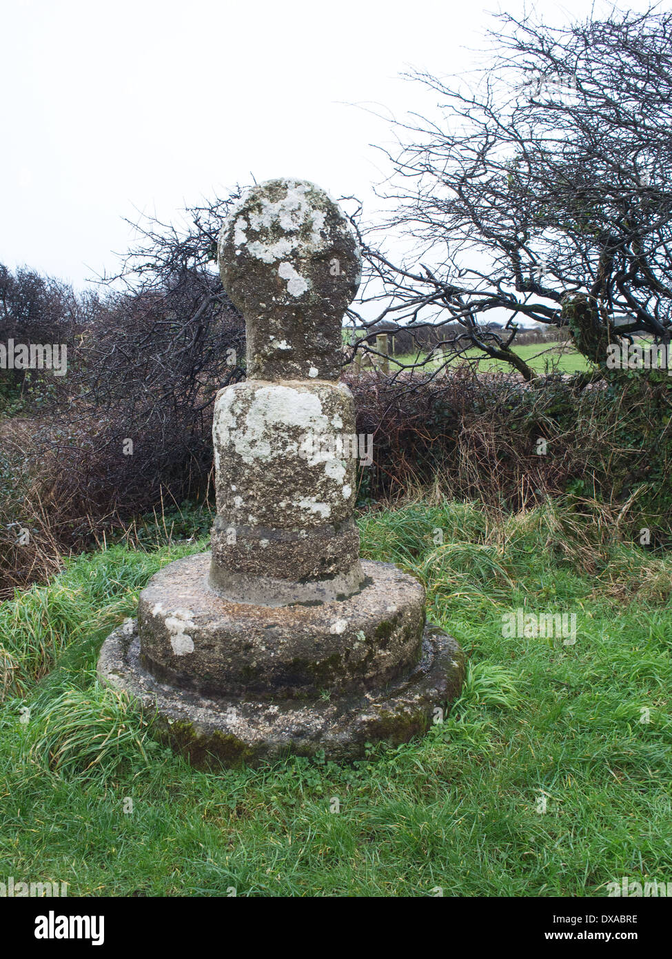Boskenna cross in cornwall hi-res stock photography and images - Alamy