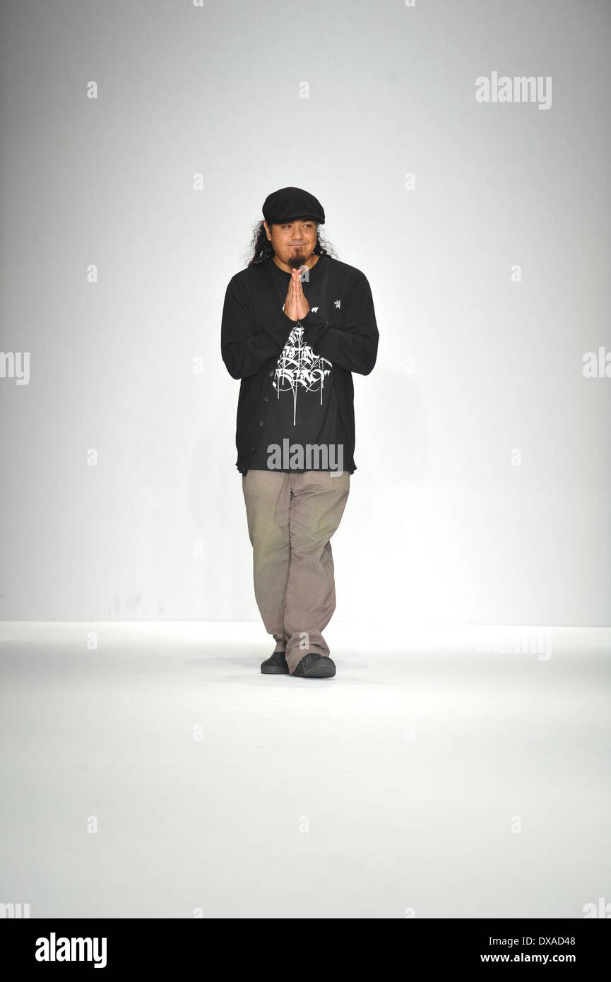 Los Angeles, CA - MARCH 13: Designer Rosario walks the runway at ...