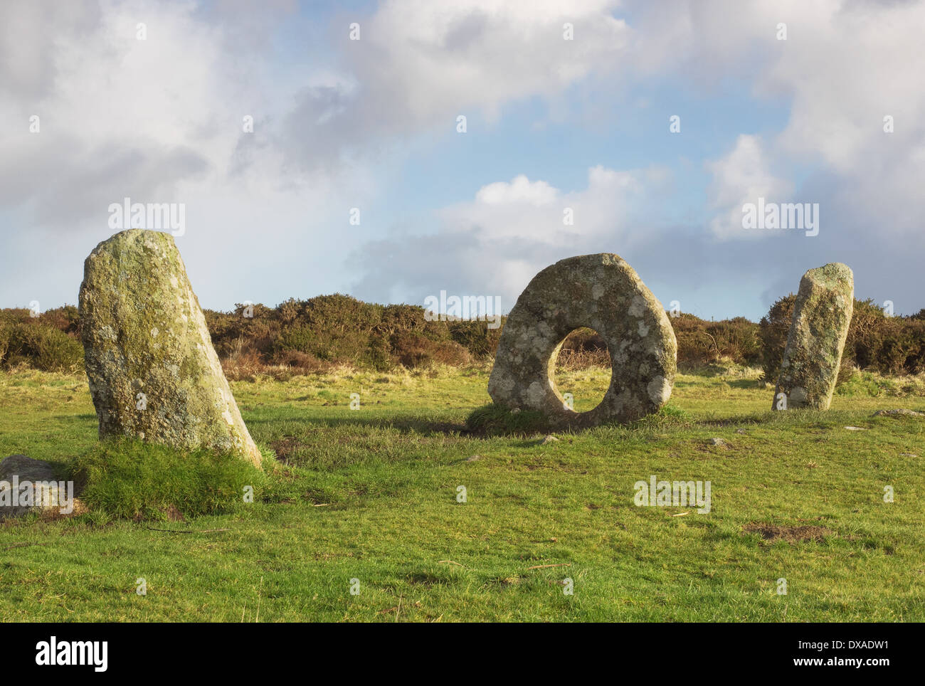 Men an tol in cornwall map ref hi-res stock photography and images - Alamy