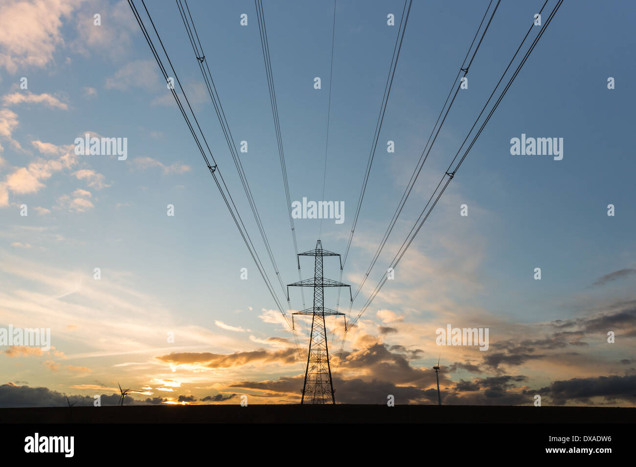 Power pylons hi-res stock photography and images - Alamy