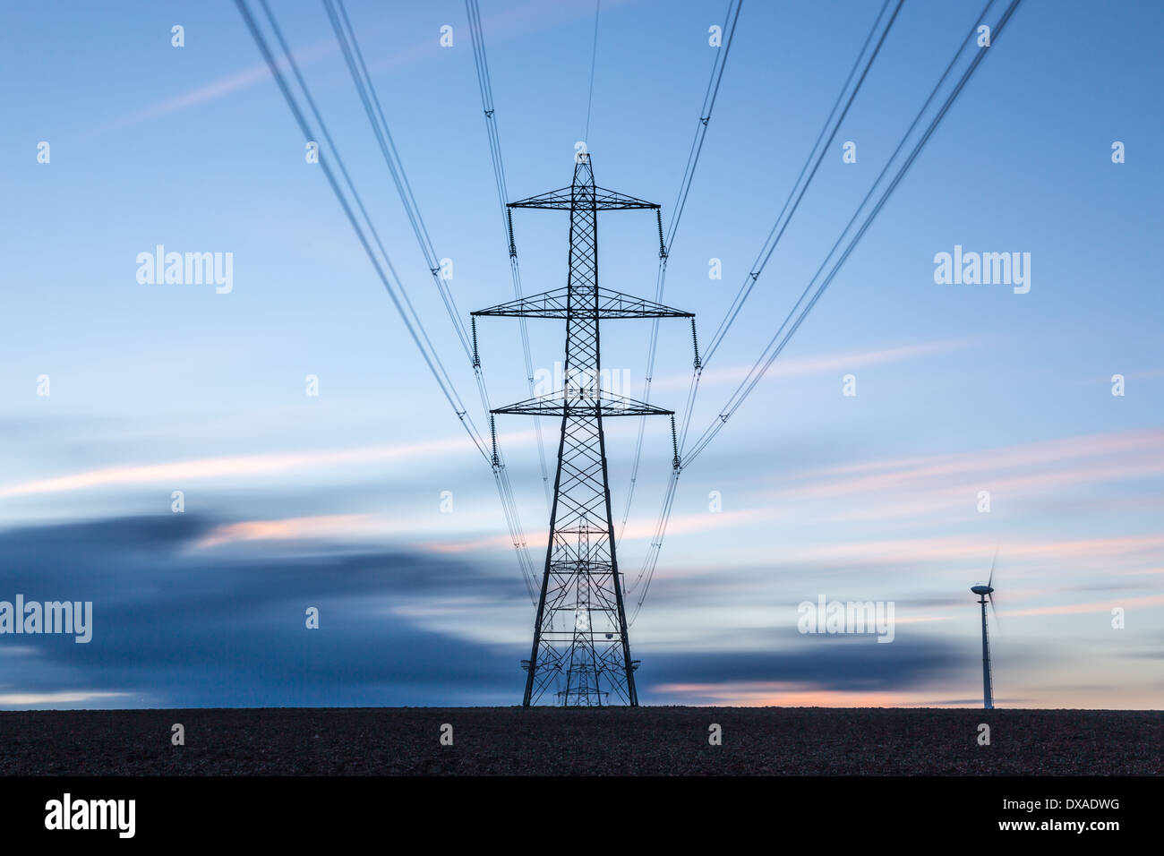 Power pylons hi-res stock photography and images - Alamy