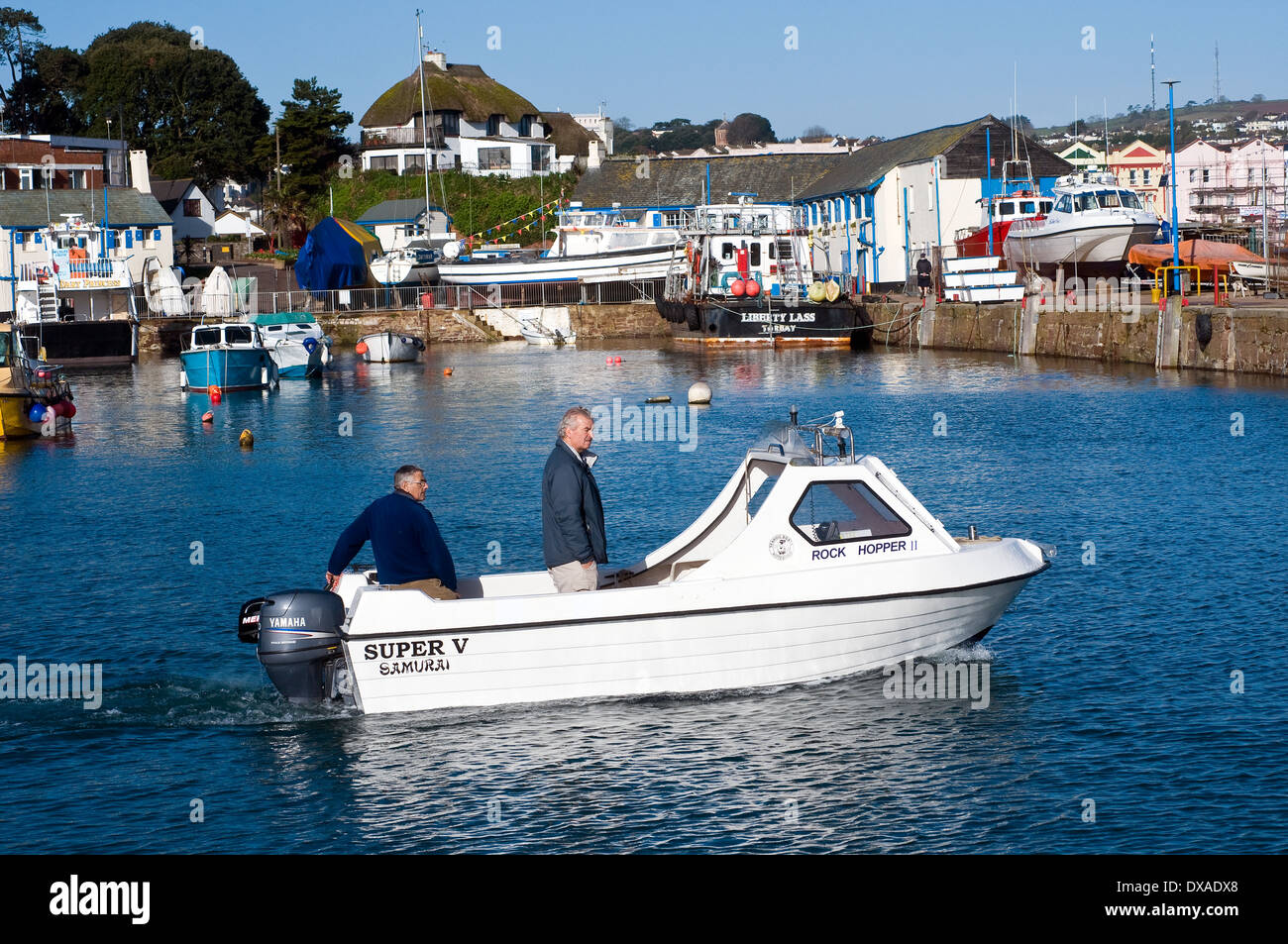 super v leaving Paignton Harbour,Devon Stock Photo - Alamy