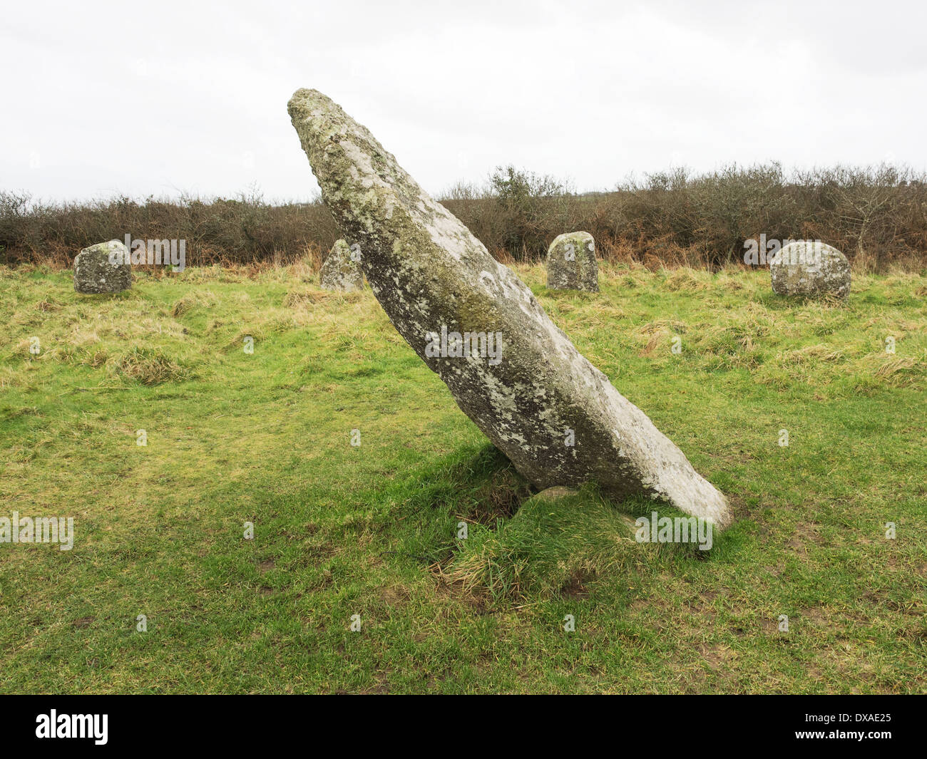 St buryan map hi-res stock photography and images - Alamy