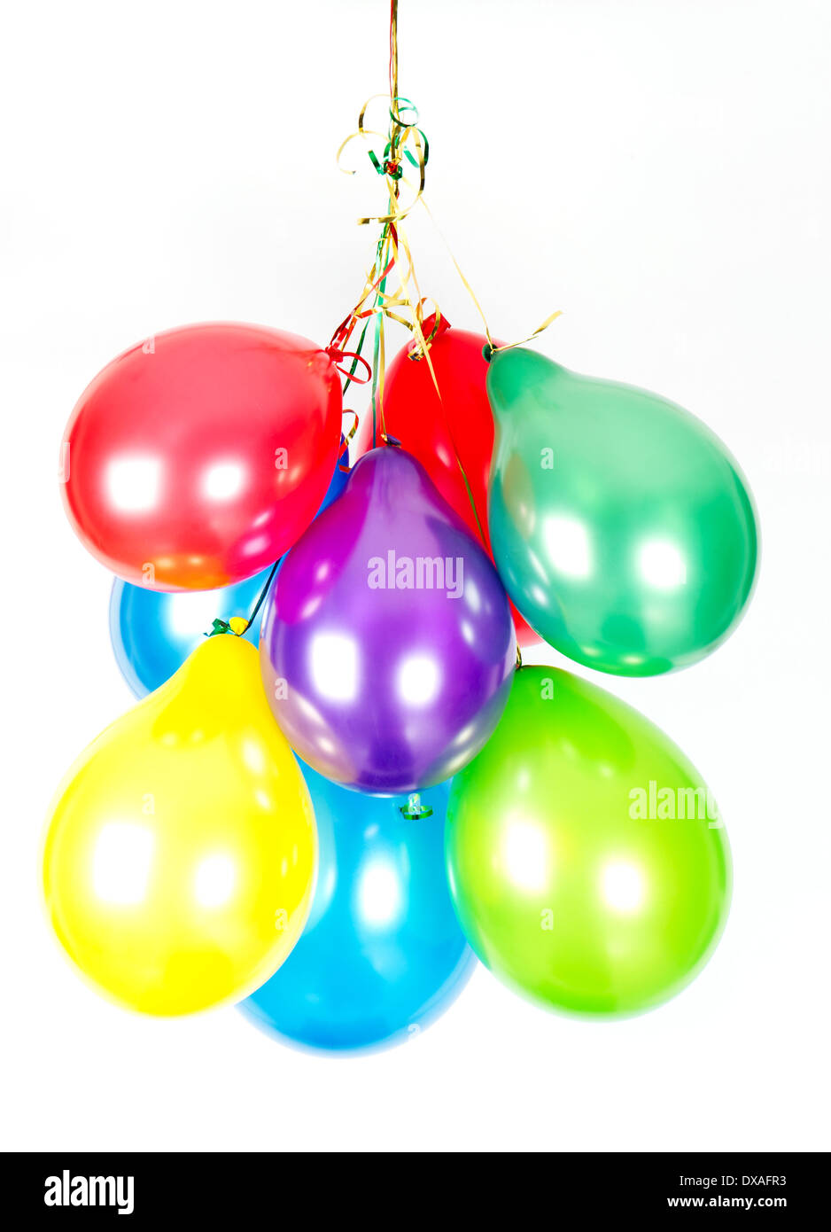 colorful air balloons. party decoration Stock Photo - Alamy