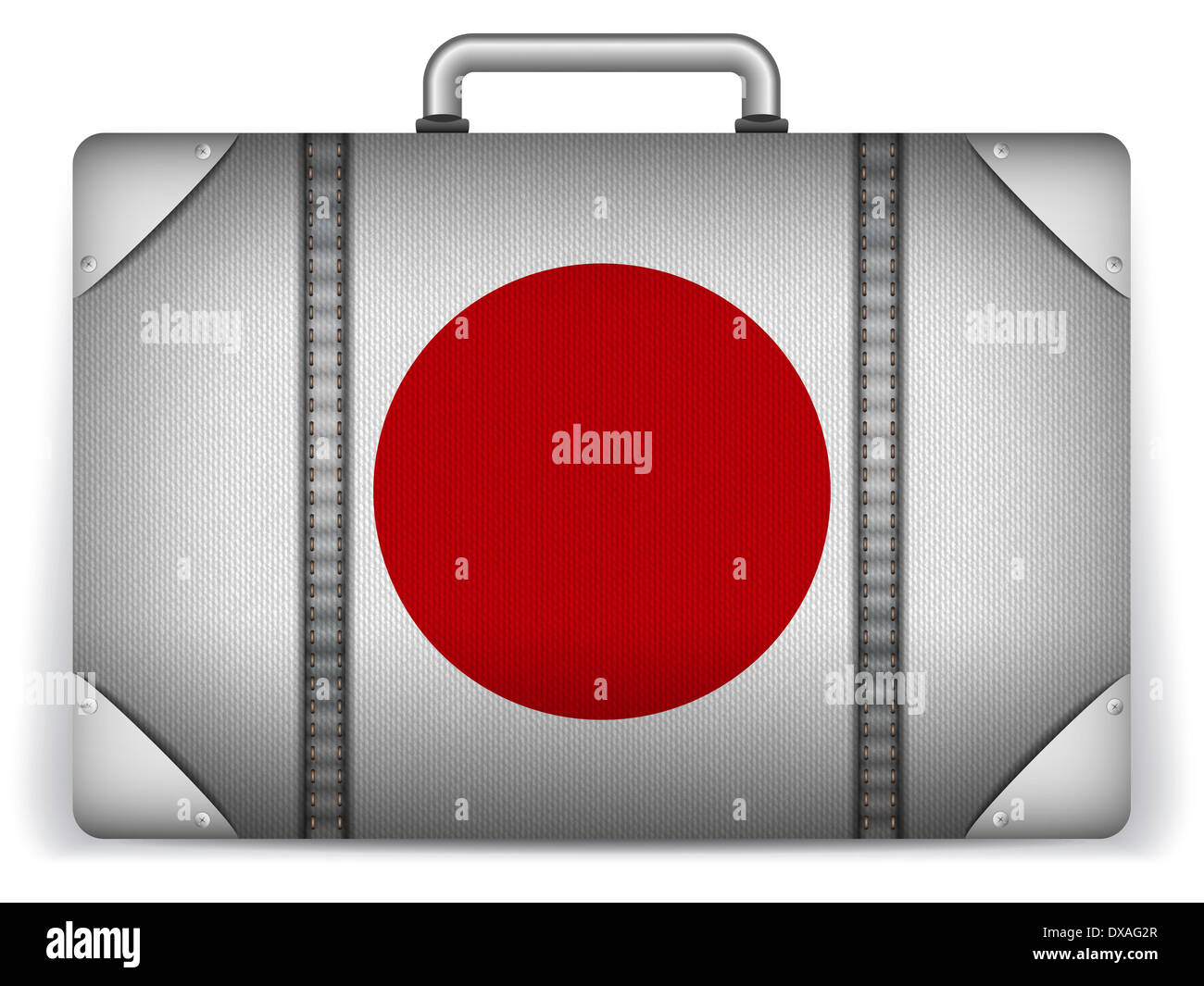Vector - Japan Travel Luggage with Flag for Vacation Stock Photo - Alamy
