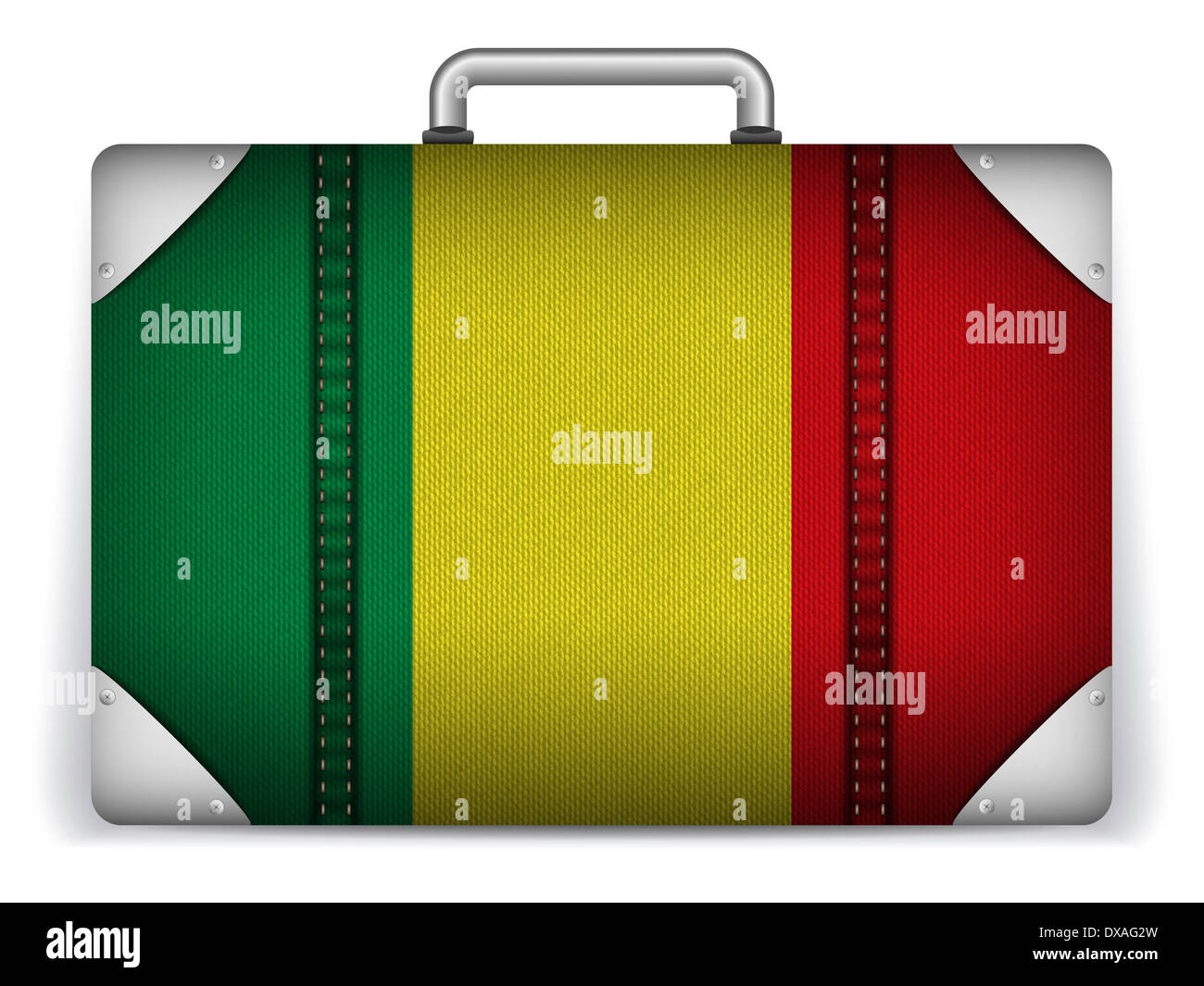 Vector - Mali Travel Luggage with Flag for Vacation Stock Photo - Alamy