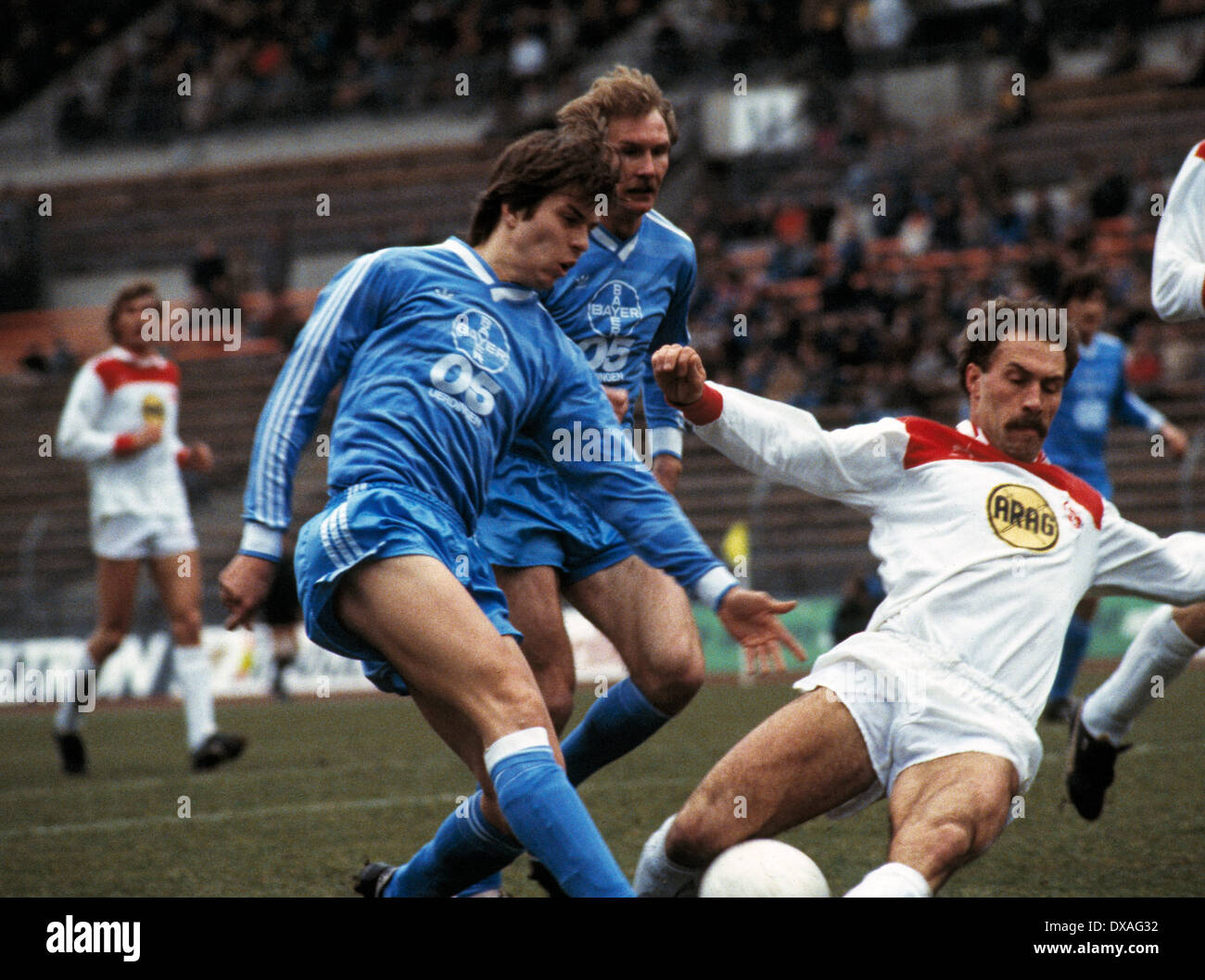 football, Bundesliga, 1984/1985, Rhine Stadium, Fortuna Duesseldorf ...