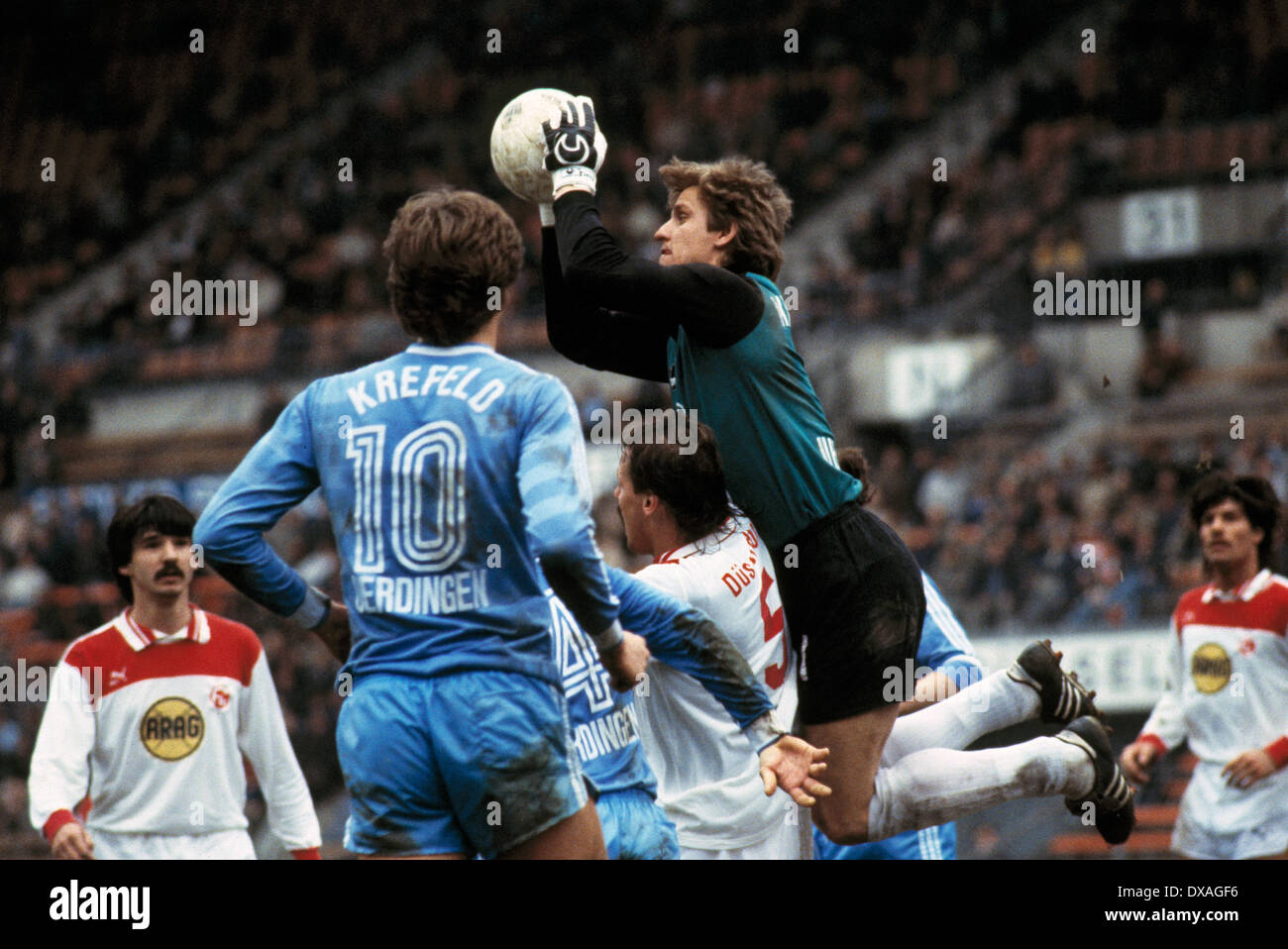 football, Bundesliga, 1984/1985, Rhine Stadium, Fortuna Duesseldorf ...