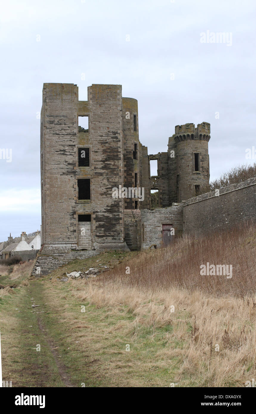 Exterior of Thurso castle Scotland March 2014 Stock Photo - Alamy