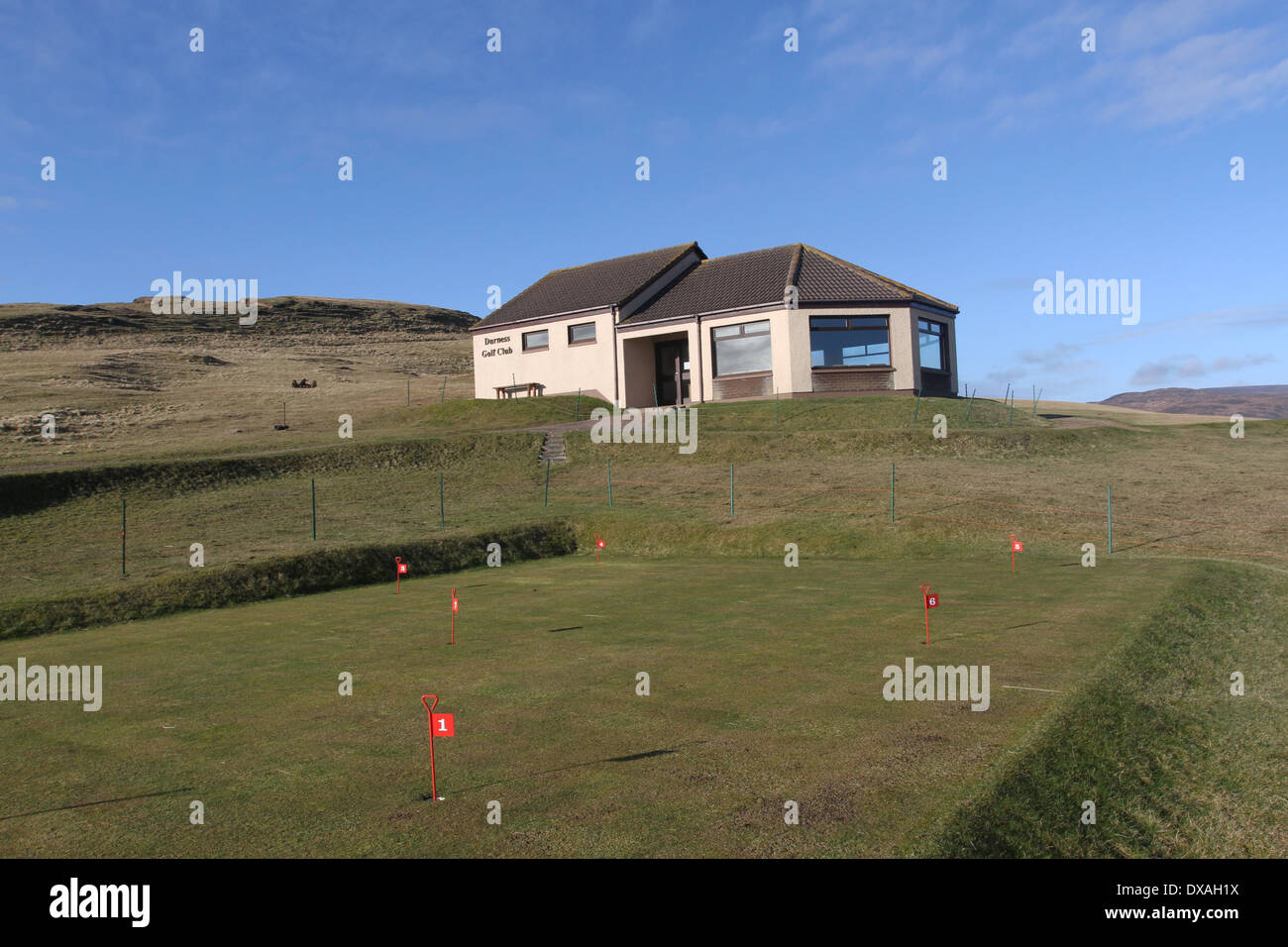 Durness Golf Club Mostly Northerly on British mainland Scotland March ...