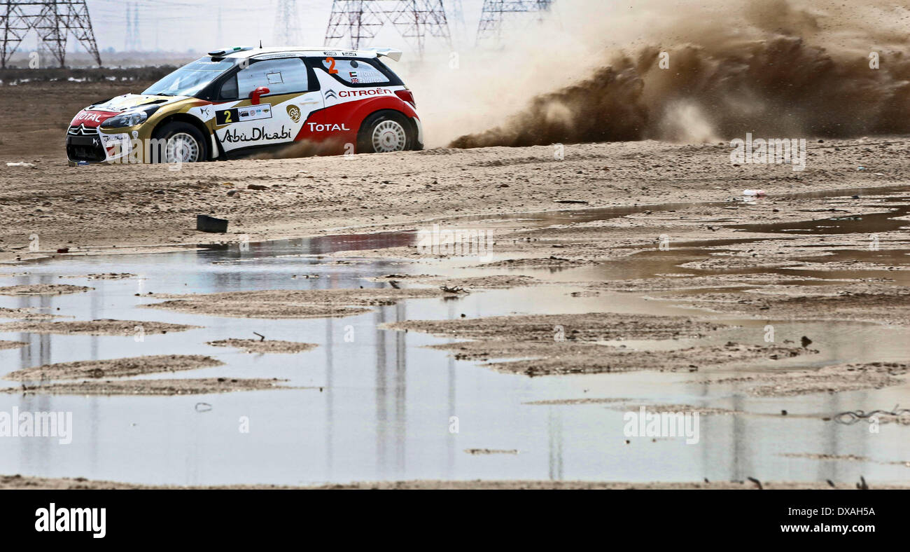 Kuwait City, Kuwait. 21st Mar, 2014. The International Rally of Kuwait ...