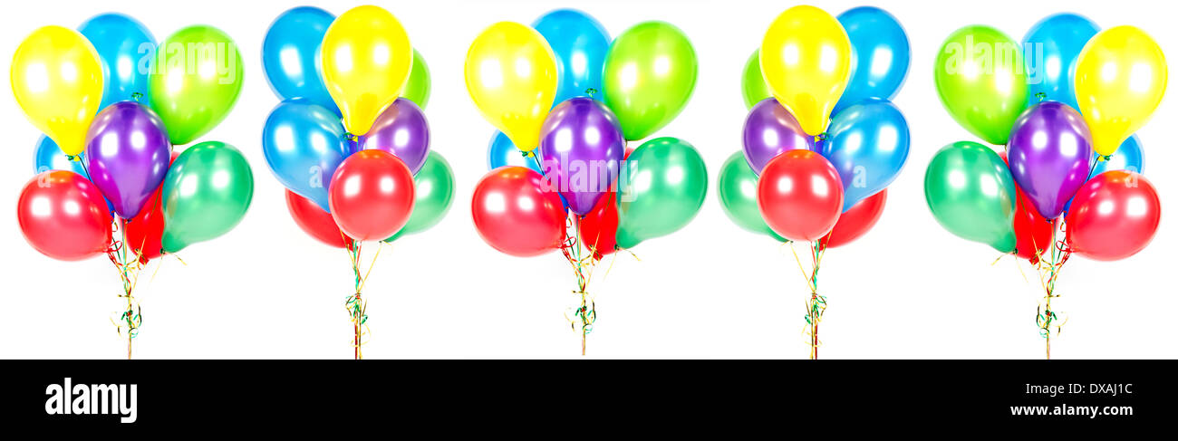 color balloons. party decoration Stock Photo - Alamy