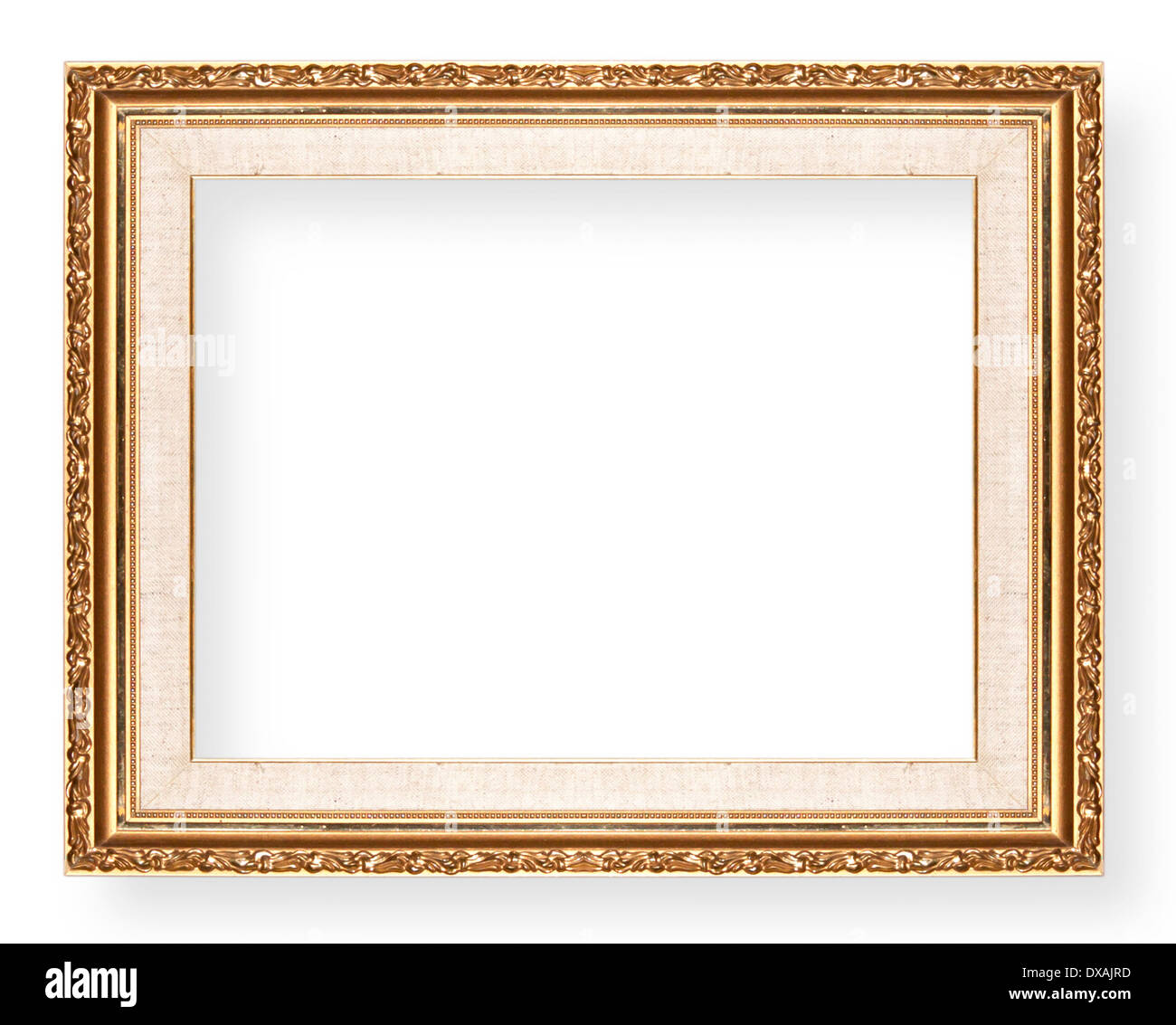 Old Antique gold frame Isolated Decorative Carved Wood Stand Antique ...