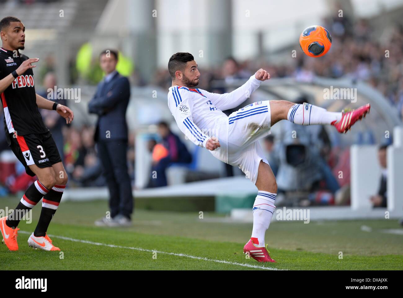 Lyon, France. 16th Mar, 2014. French League 1 football. Lyon versus ...